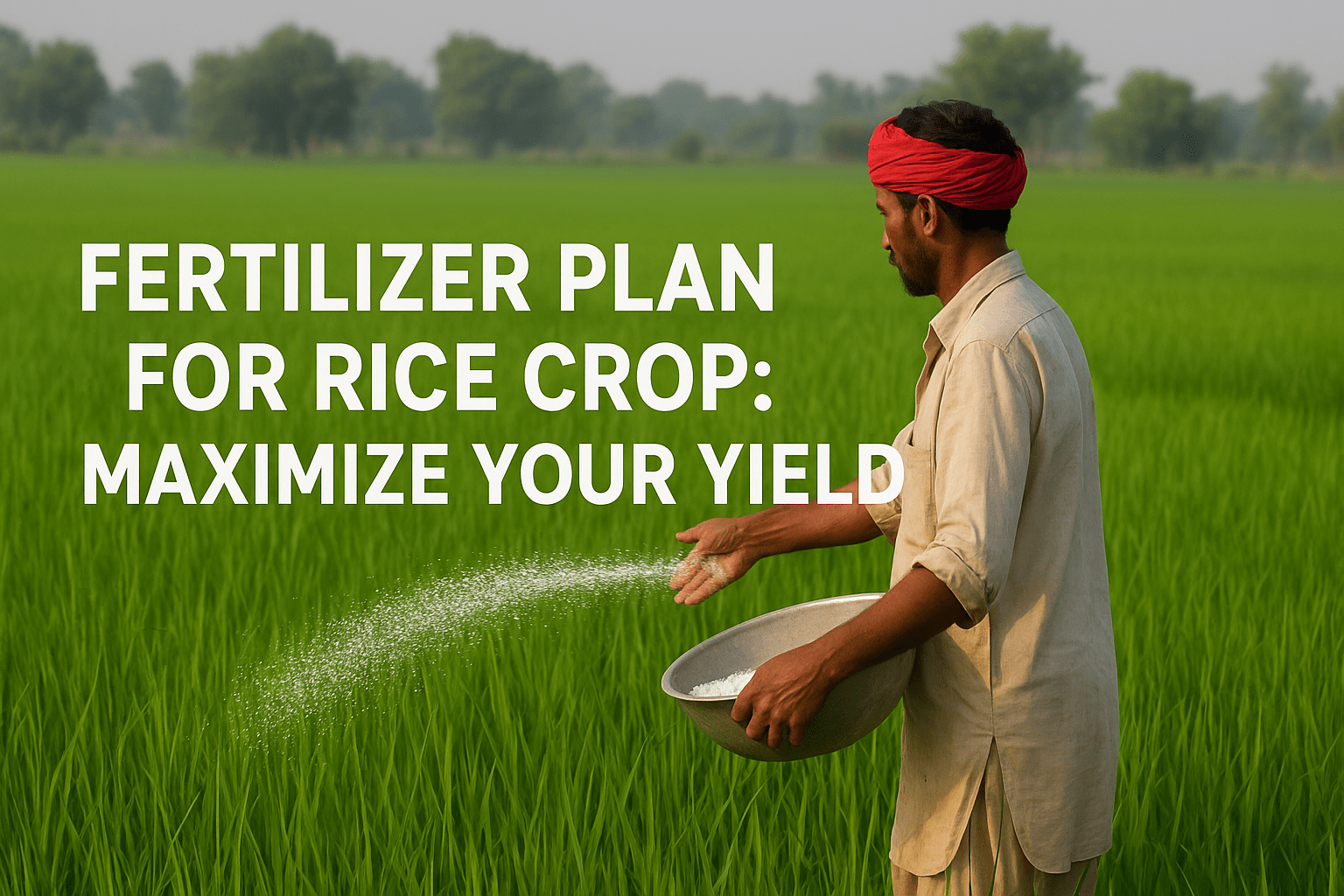 Fertilizer Plan for Rice Crop in Pakistan – Boost Yield